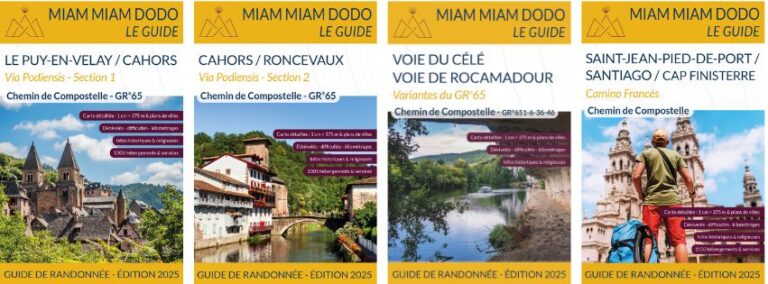 Les guides Miam Miam Dodo 2025 : nouveautés et améliorations - Chemin de Compostelle