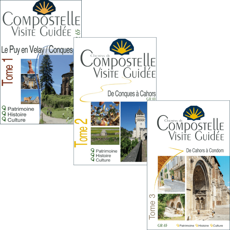La collection des guides Compostelle Visite Guidée - Chemin de Compostelle